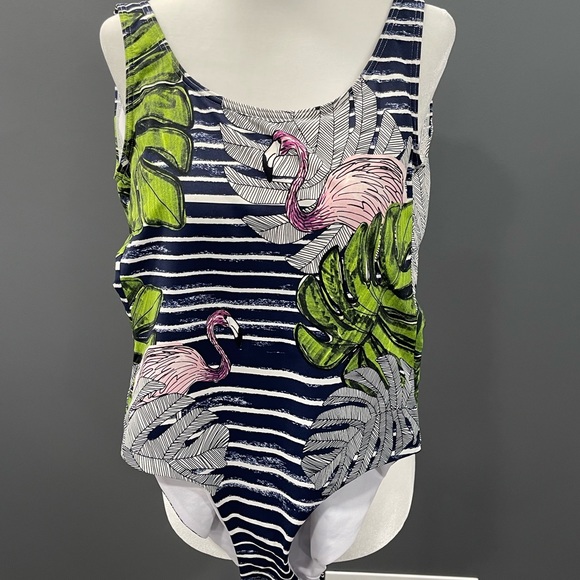Onia | Swim | New Onia Swimsuit Flamingo Navy Size 8 C7 | Poshmark